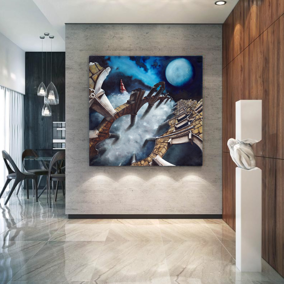 Twisted Moon - BENNISON.ART